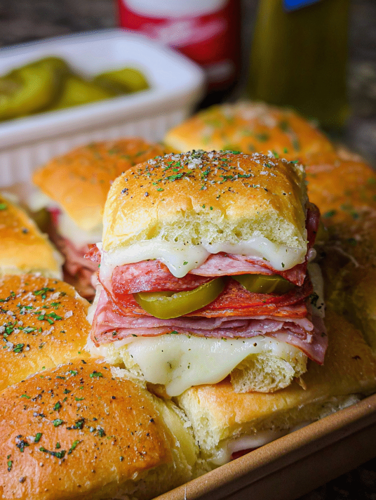 Hot Italian Sub Sliders